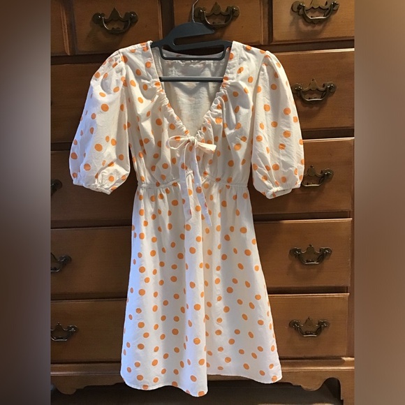 Sim & Sam | Dresses | Sim Sam Cotton Polka Dot Dress | Poshmark